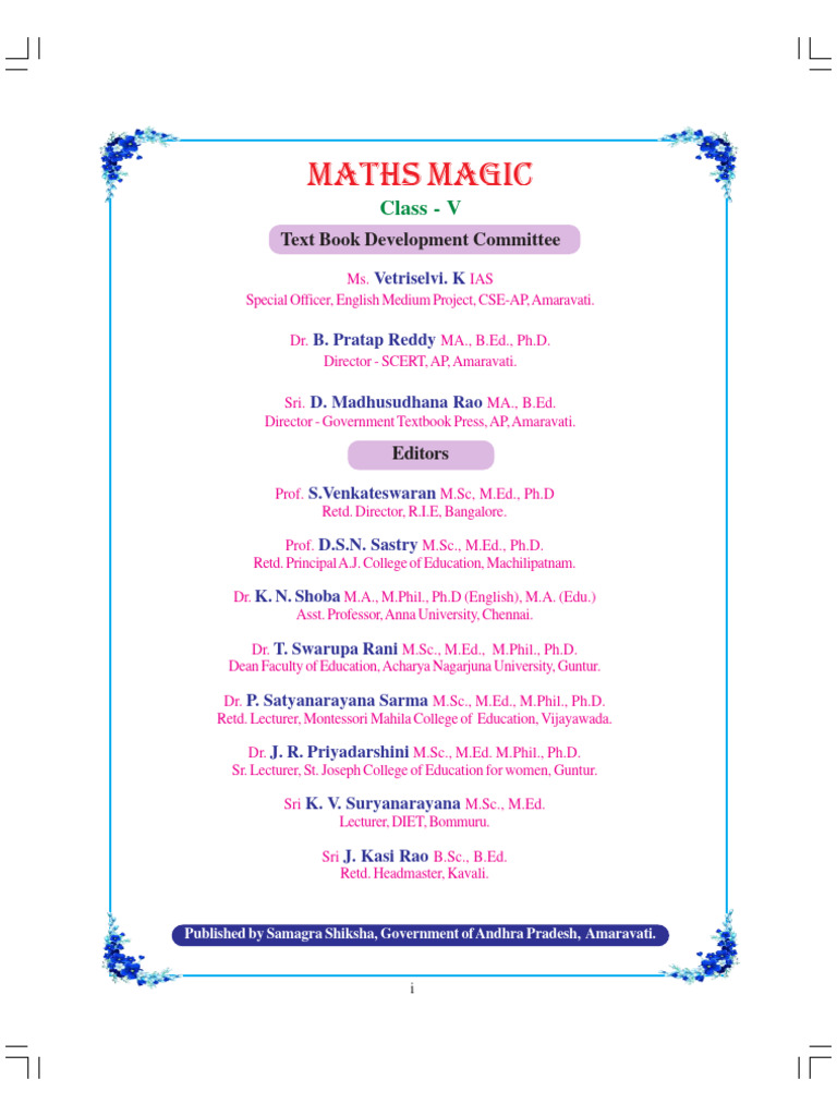 Class 5 Maths All Inner Pages Compressed | Download Free PDF | Mathematical Proof | Reason