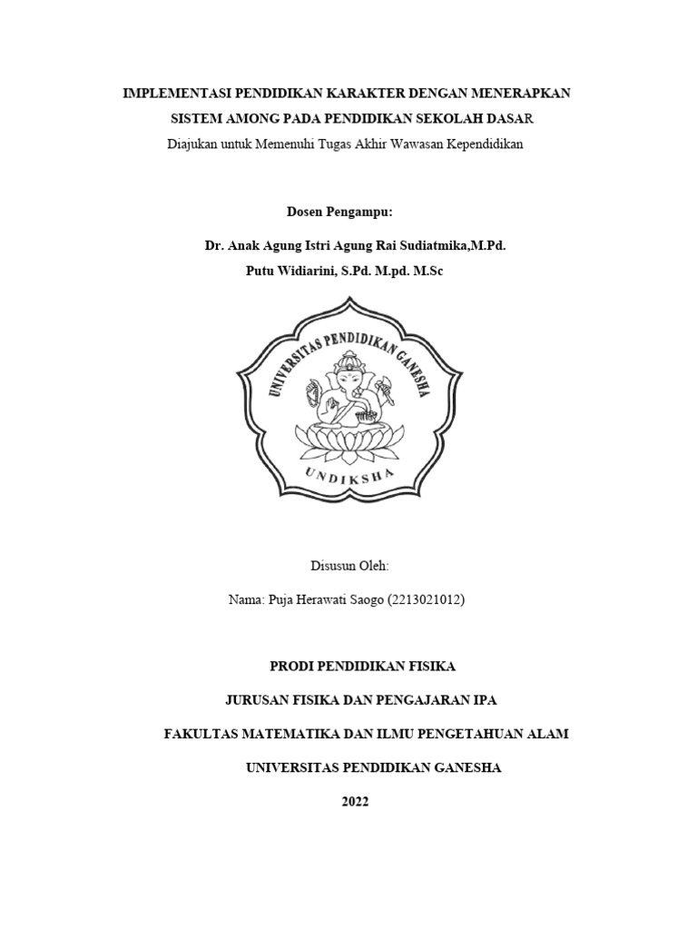 Puja Herawati - Tugas Individu Waspen | PDF