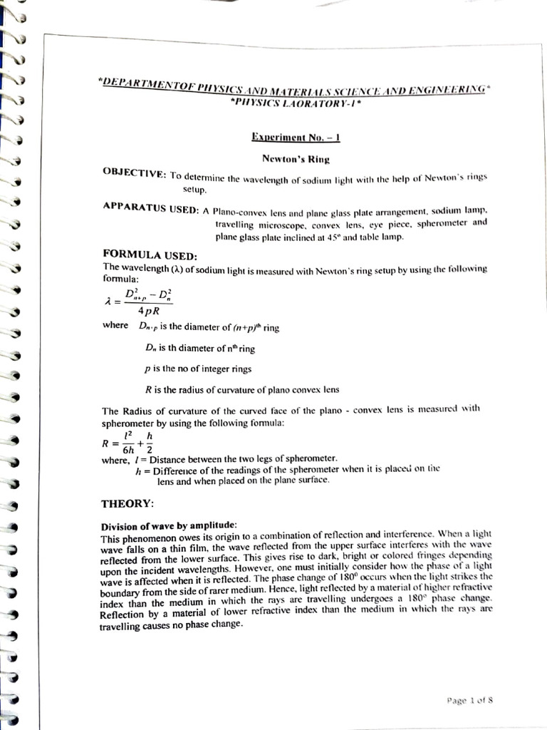 Physics File Part1 | PDF