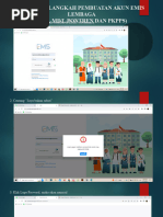 Langkah Pendaftaran EMIS 4.0 Bagi GPAI UNTUK DIRIMU | PDF
