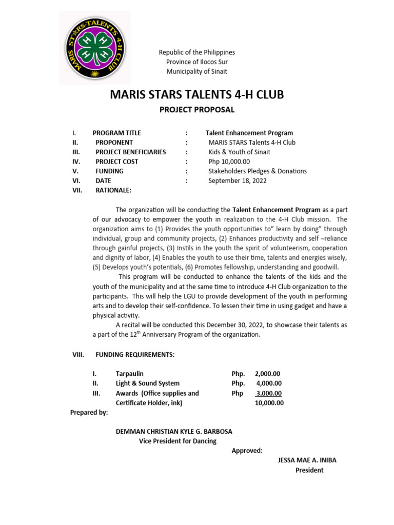 Talent Enhancement Program | PDF | Literacy