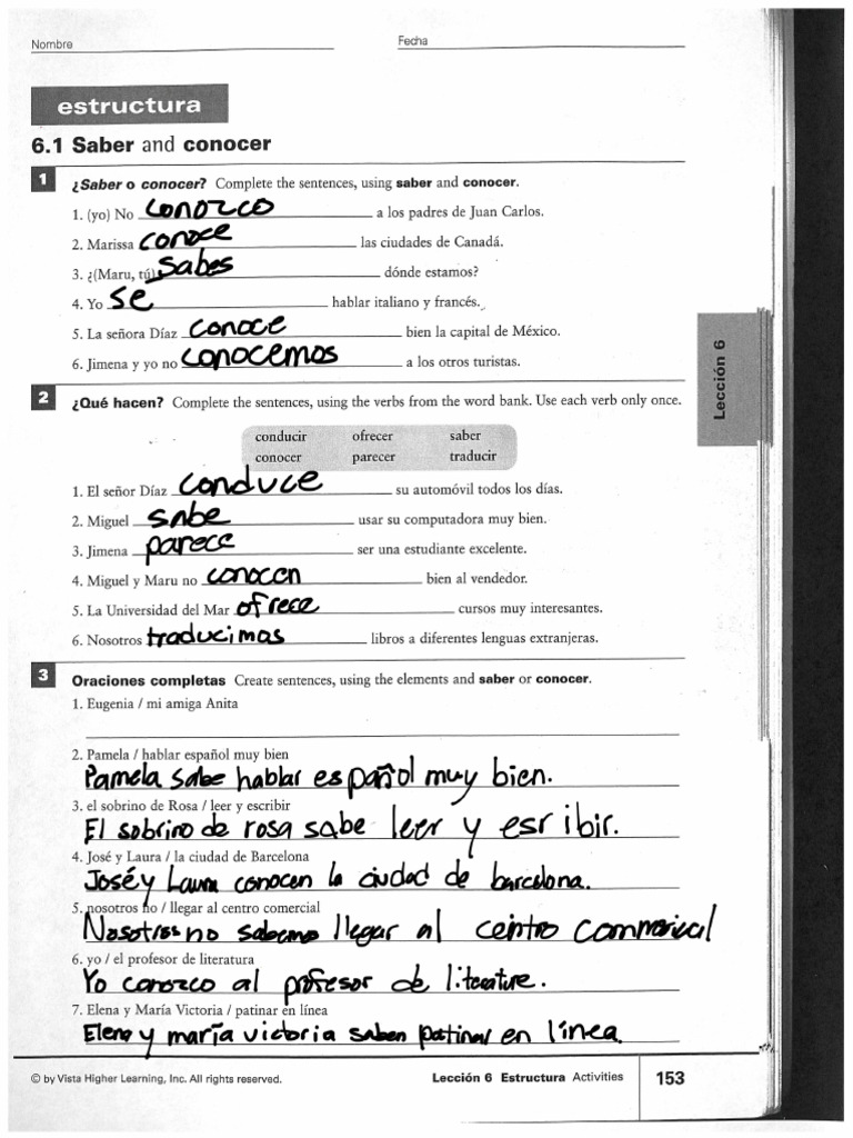 153 Saber and Conocer | PDF