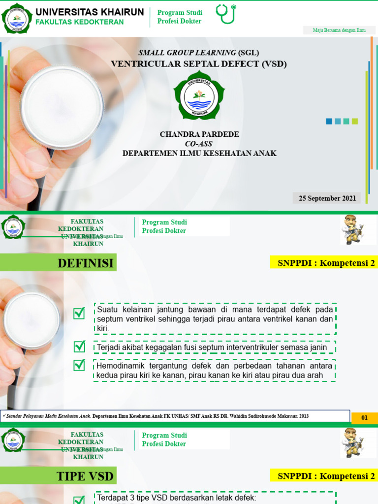 Ventricular Septal Defect (VSD) | PDF