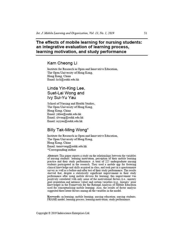 Learning Motivation Pdf Learning Motivation