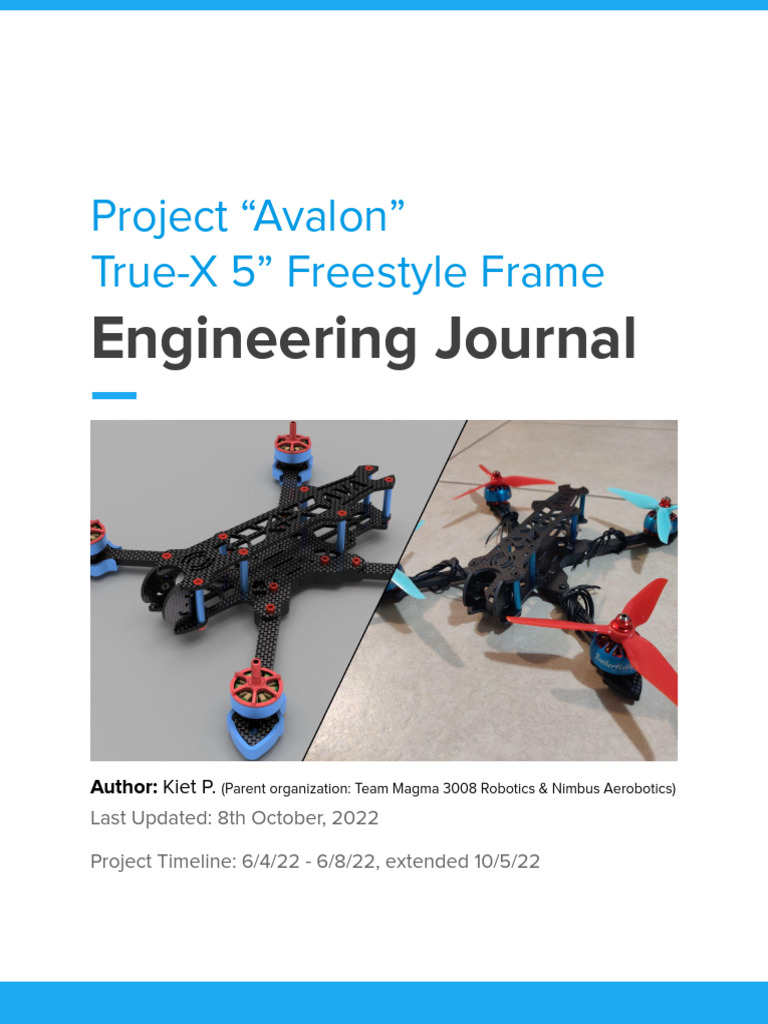 Project Avalon Engineering Journal | PDF