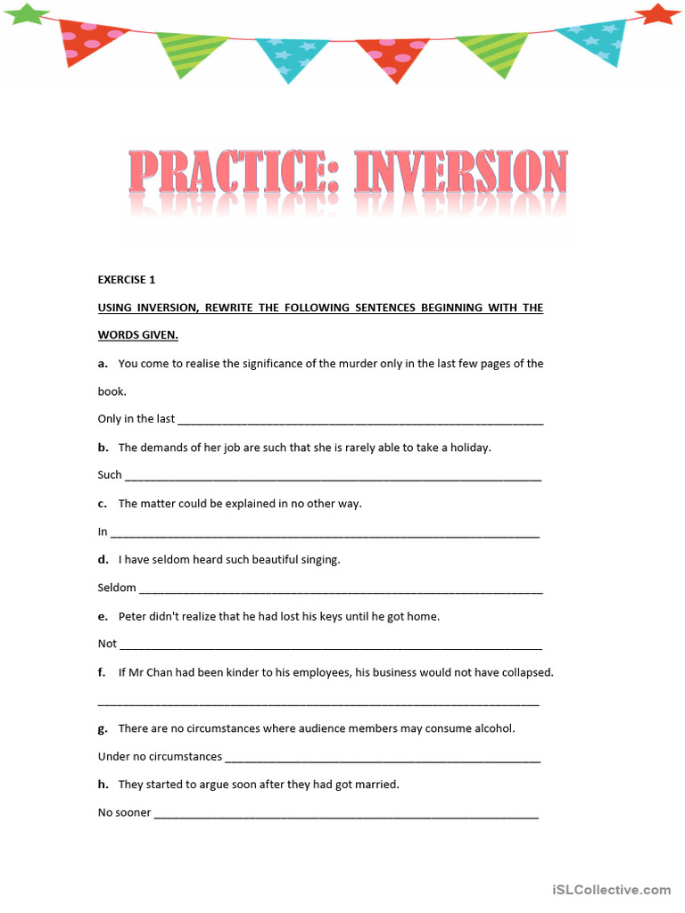 Inversion 2 | PDF