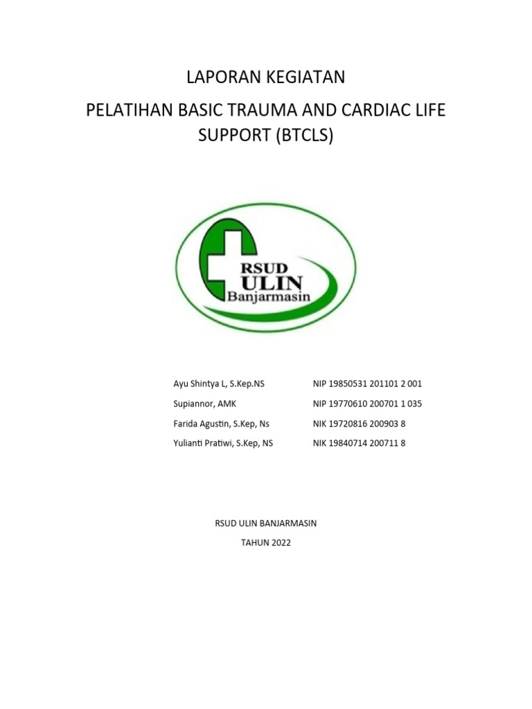 Laporan Kegiatan Btcls | PDF
