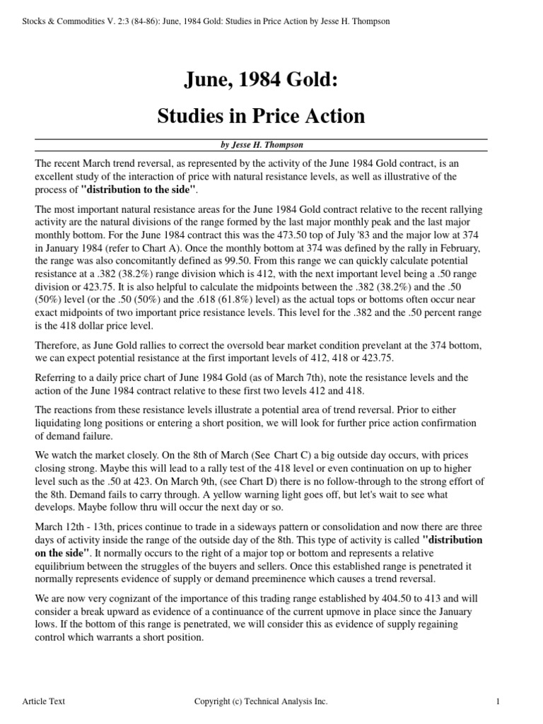 GOLD | PDF | Technical Analysis | Prices