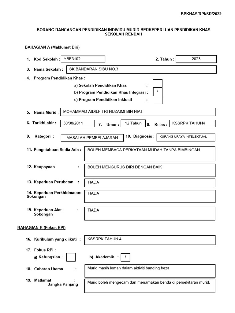 Borang_RPI__AIDIL | PDF