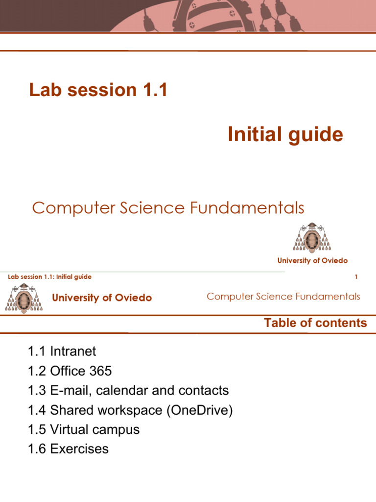 Lab1 - 1 - InitialGuide - Practicas Fundamentos | Download Free PDF | Microsoft Office | Computing