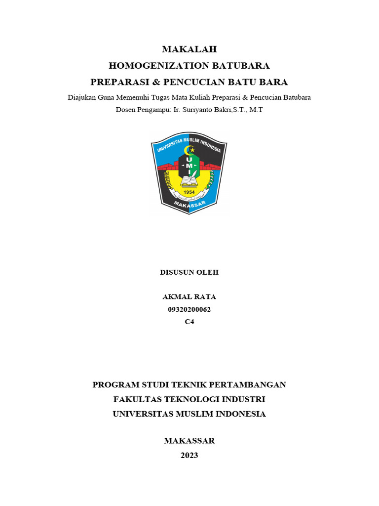 4MAKALA BLENDING BATUBARA AKMAL RATA | PDF