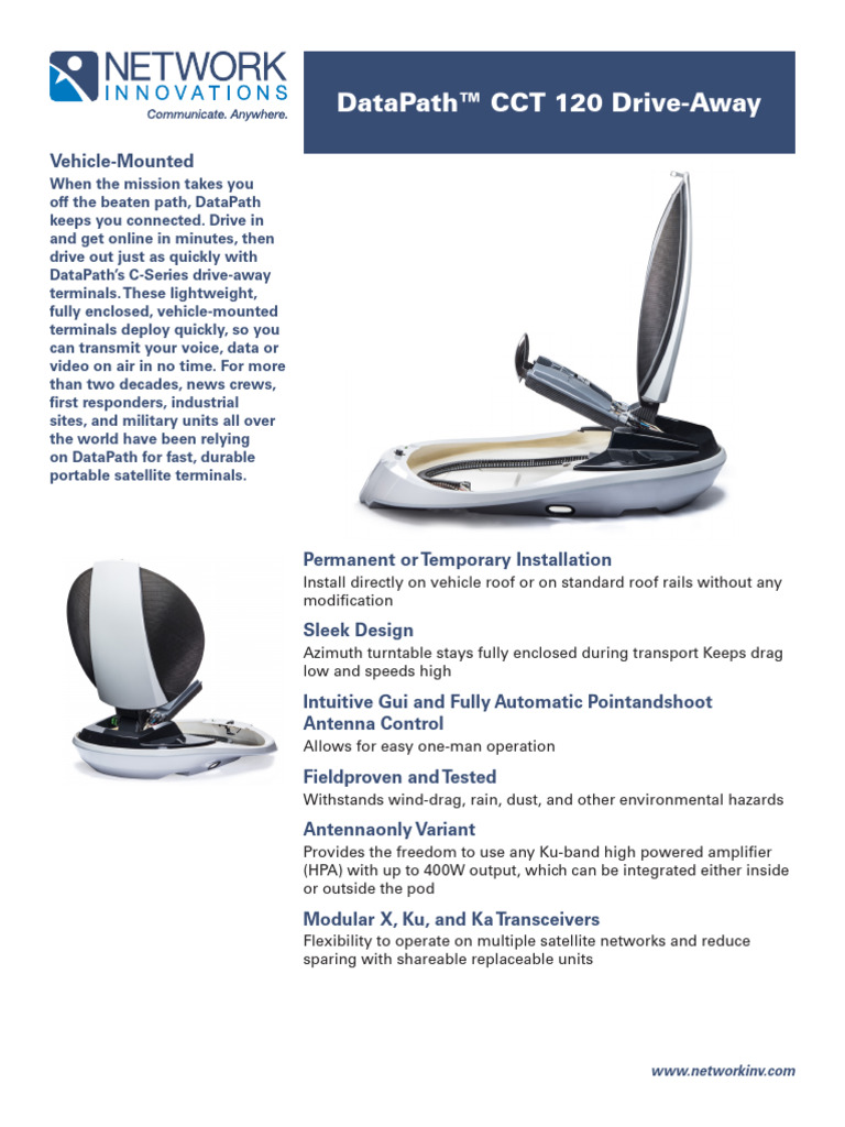 NI DataPath CCT120 Driveaway | PDF | Electronics | Telecommunications