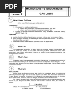 Gas Laws Lab | PDF | Gases | Temperature