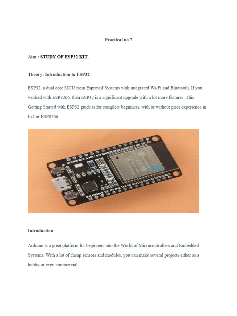 Practical 7 | PDF | Microcontroller | Computer Architecture