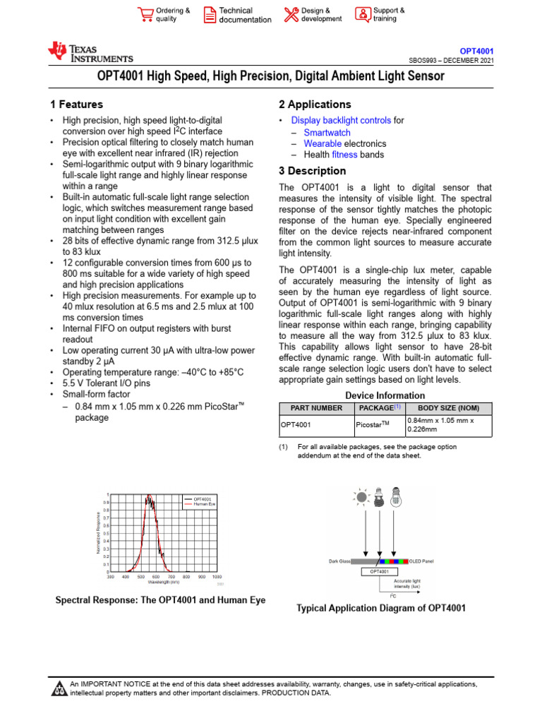 Opt 4001 | PDF | Electrostatic Discharge | Electrical Engineering