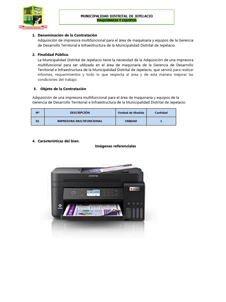 TDR Impresora | PDF