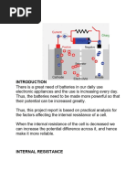 Class 12 Physics Cell Internal Resistance | PDF