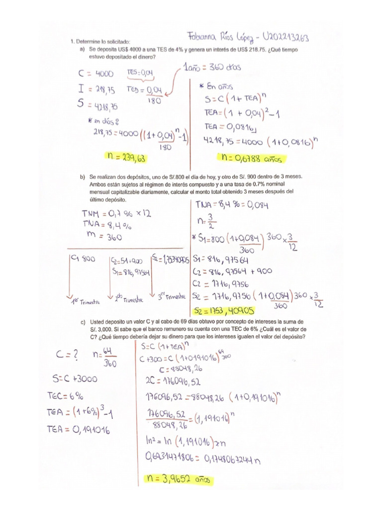 Mate Fi, hoja de ejercicios-sem 2 | PDF