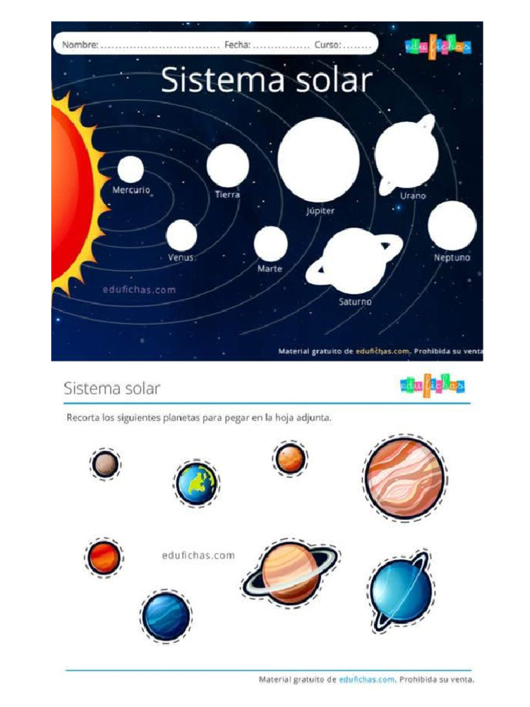 Sistema Solar Nota | PDF