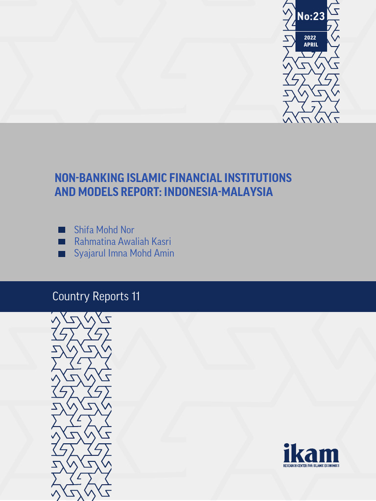 E-PAPER - NON-BANKING ISLAMIC FINANCIAL INSTITUTIONS - Research Center For Islamic Economics ...