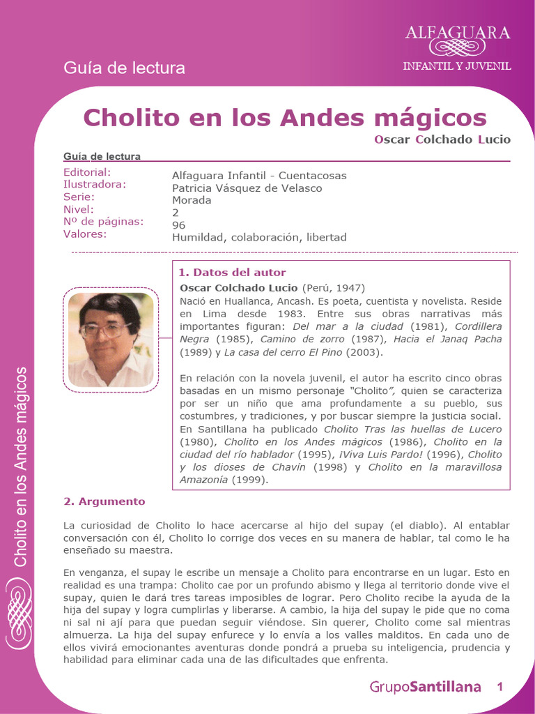 Cholito en Los Andes Magicos | PDF