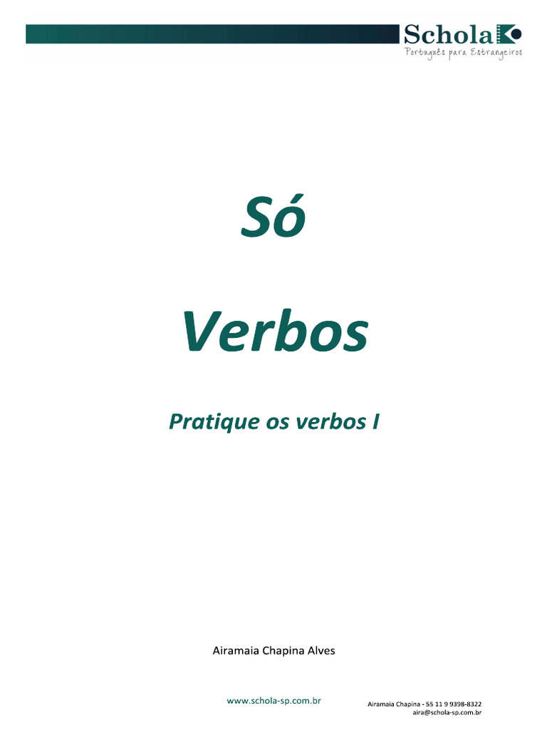 Exerc Verbos Ser, Estar, Ir, Ter | PDF