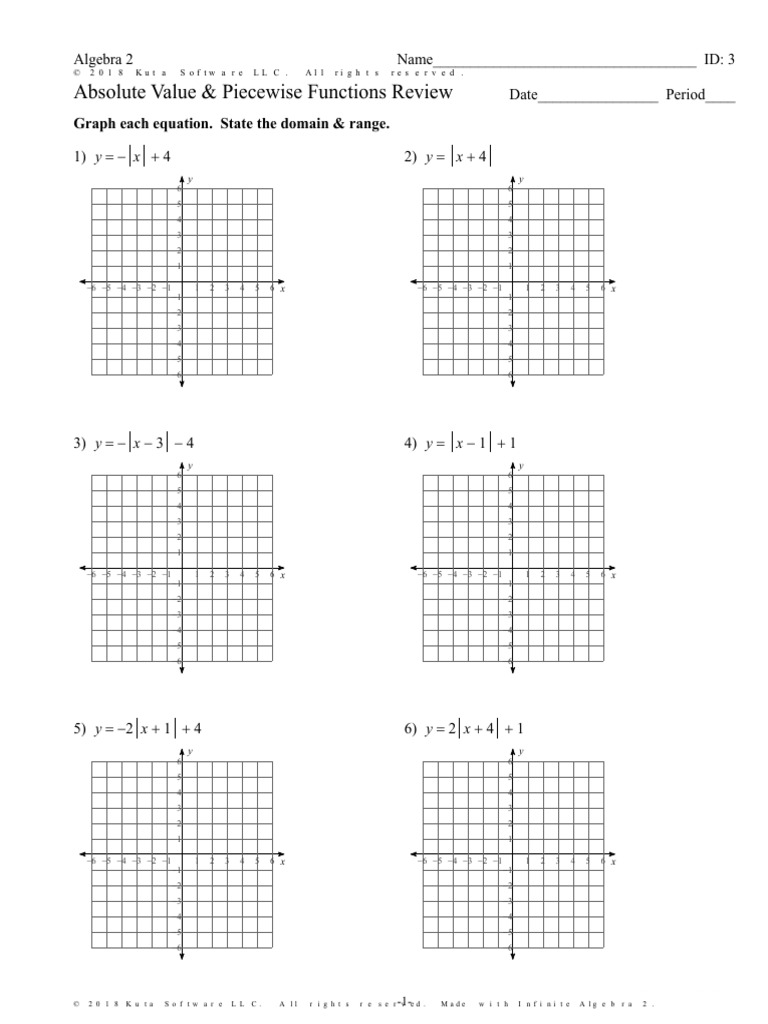 Unit 1 WS 9 - Absolute-Value | PDF | Mathematical Objects | Mathematical Logic
