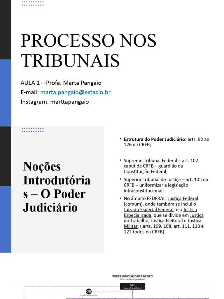 AULA 1 - Ordem Dos Processos | PDF | Direito Civil (sistema jurídico ...