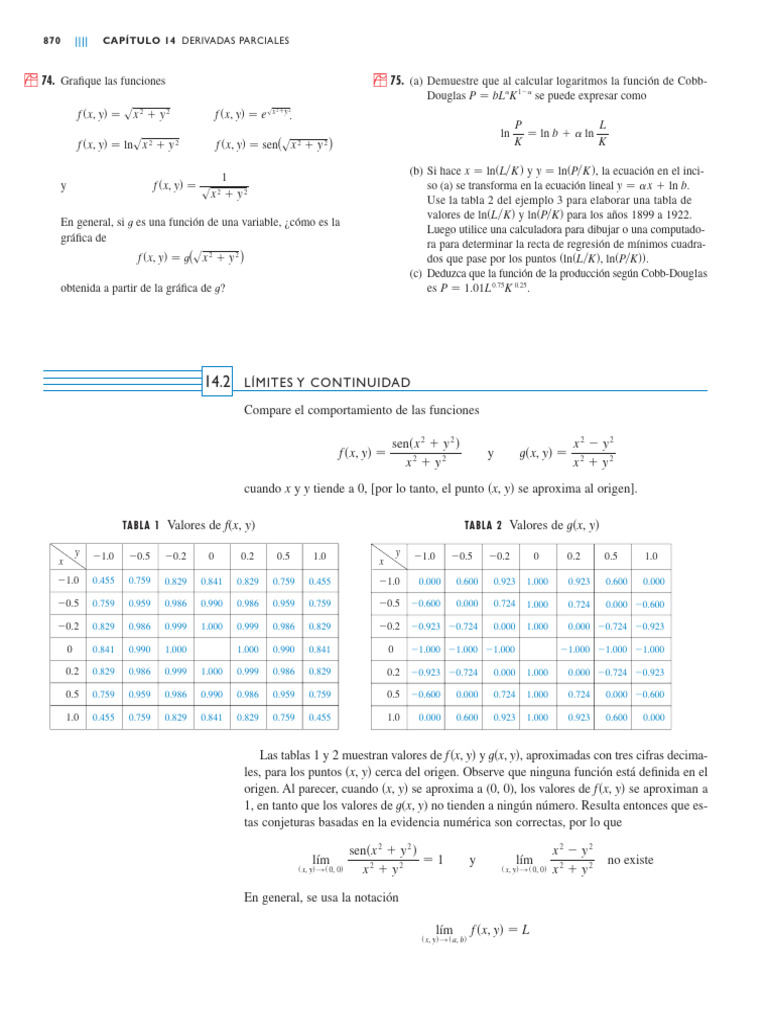 Stewart James Calculo de Varias Variables 6ta Ed Cap 14-2 | PDF ...