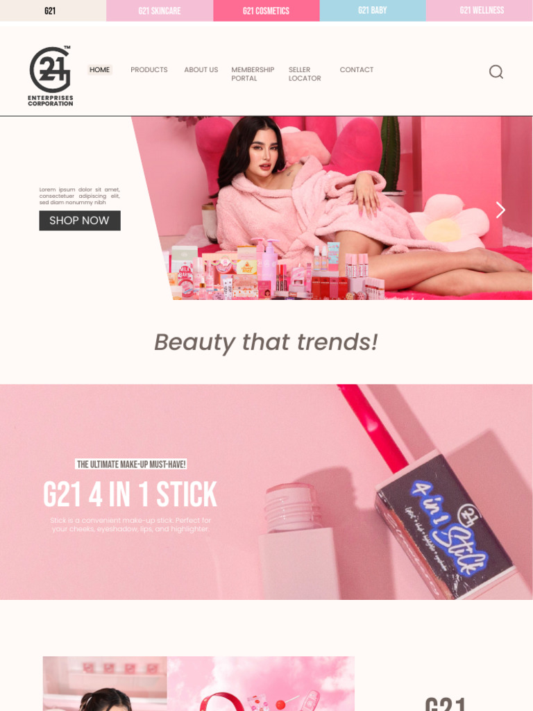 g21 Website 2023 | PDF | Cosmetics | Domestic Implements