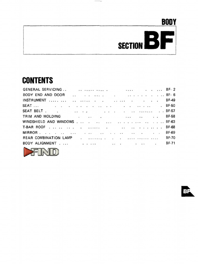 BF1 Nissan 300zx | PDF | Door | Switch