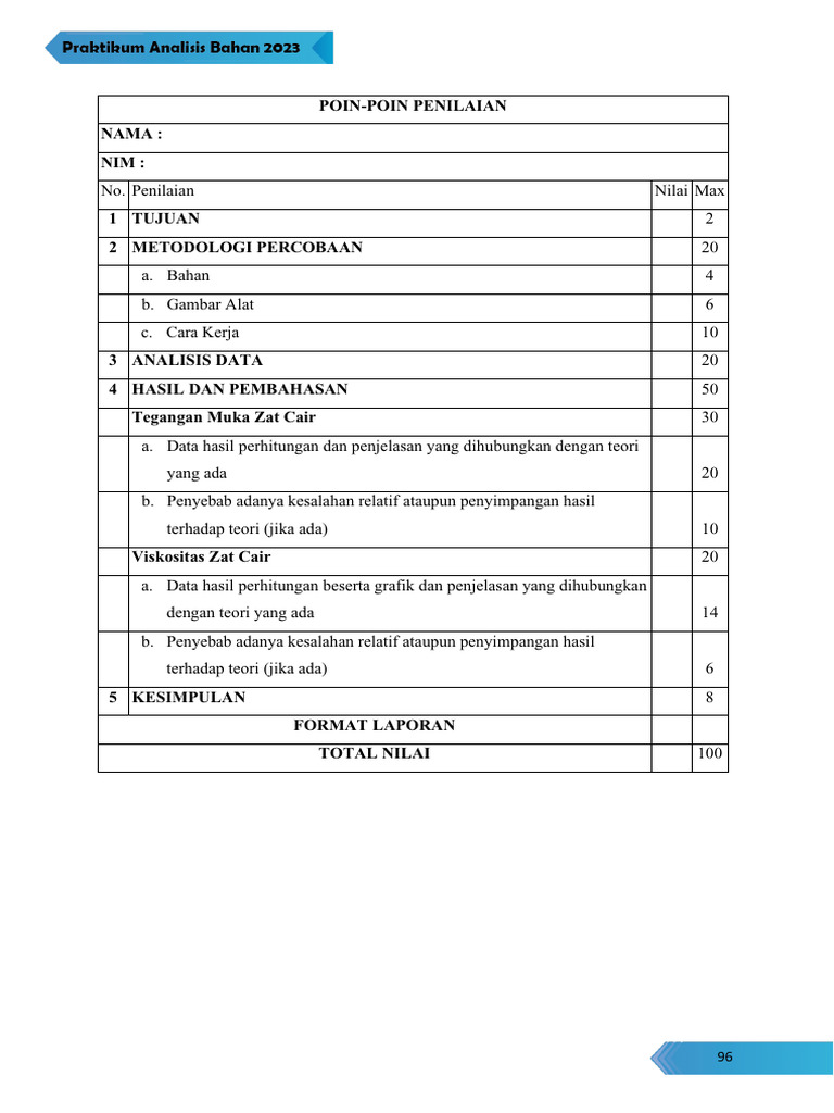 Lembar Nilai Kode e | PDF