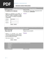Ejercicios de Lenguaje HTML 1 | PDF | HTML | Áreas de informática