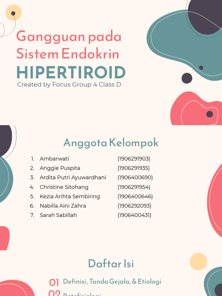 Definisi dan Gejala Hipertiroidisme | PDF