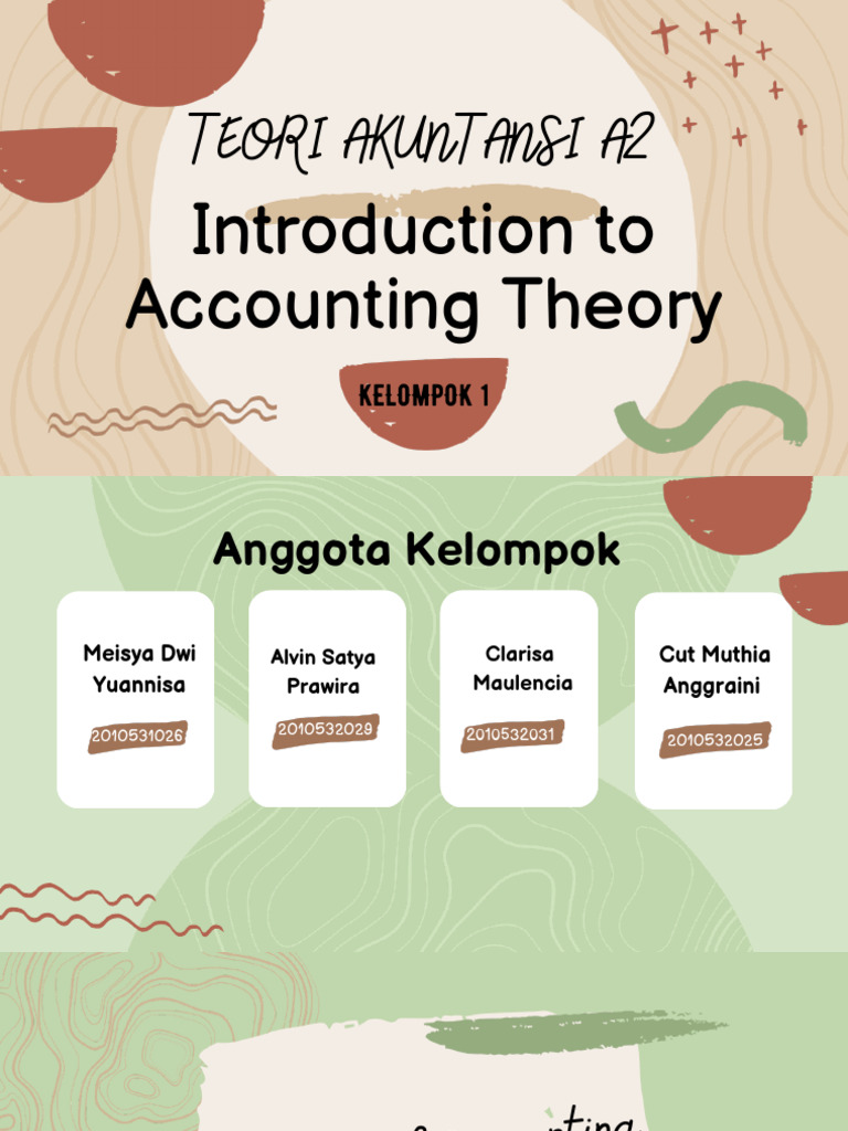 Kelompok 1 - Teori Akuntansi A2 | PDF