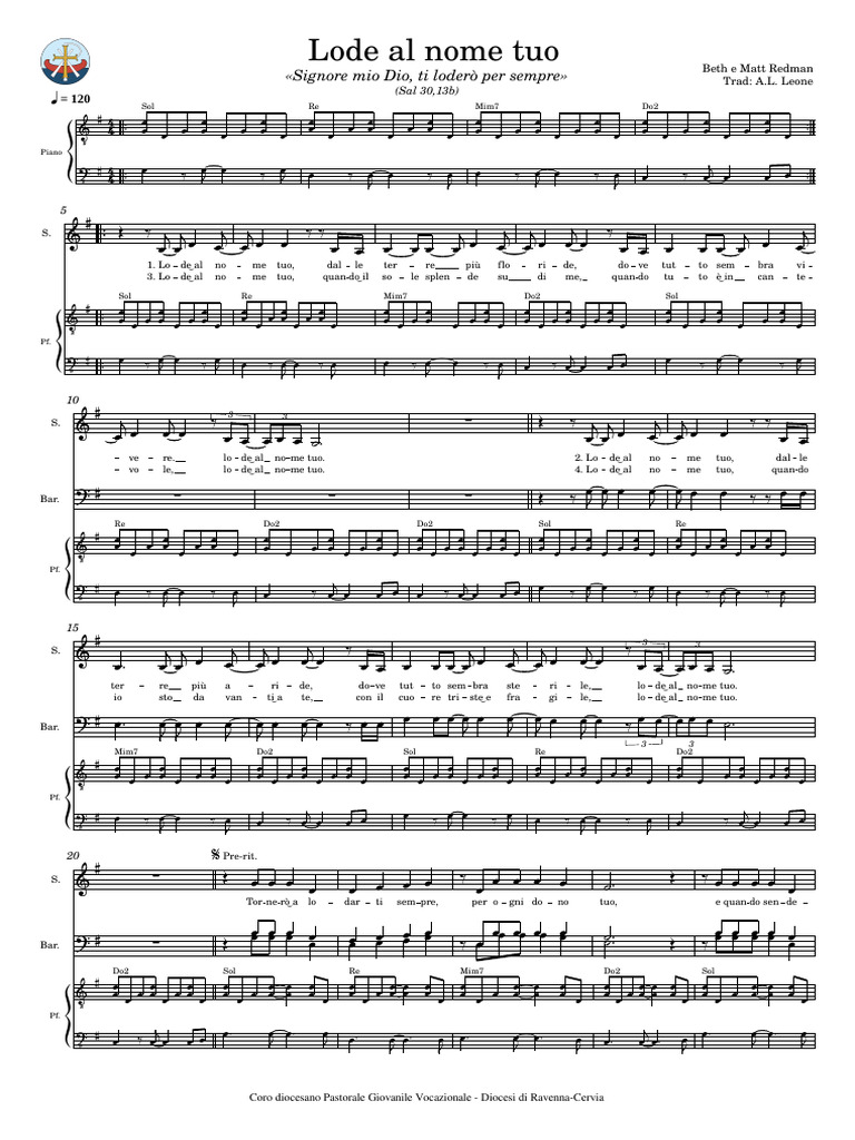 Lode Al Nome Tuo RNS | PDF