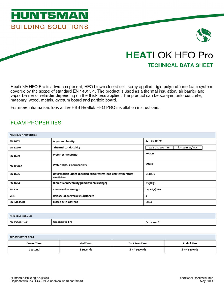 Tds Heatlok Hfo Pro-2.0 | PDF