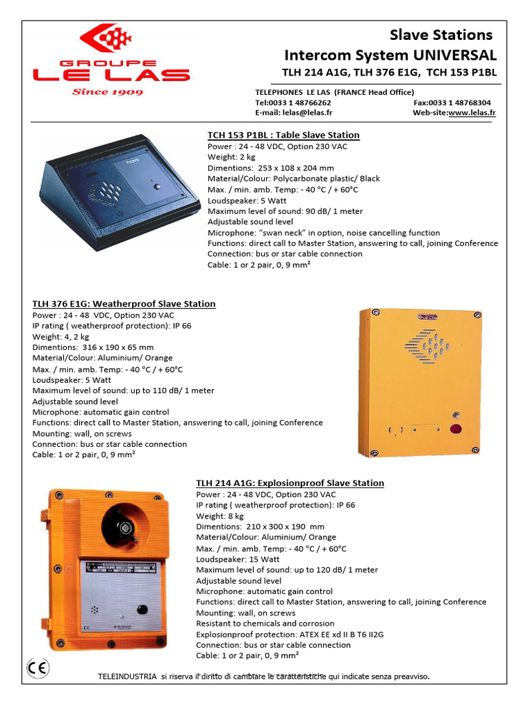 Slave Station Universal | PDF | Sound | Electricity