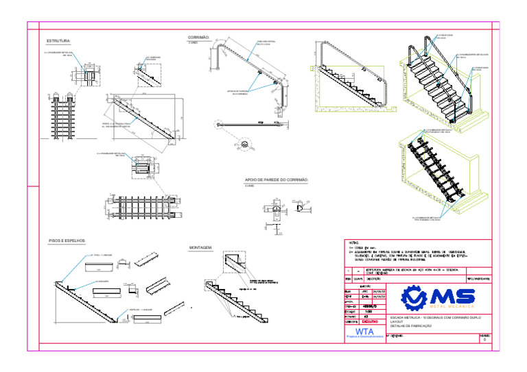 Escada Metálica - 10 Degraus | PDF