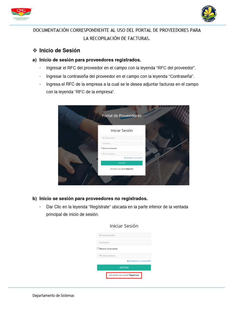 Manual Uso Portal Proveedores | PDF | Informática