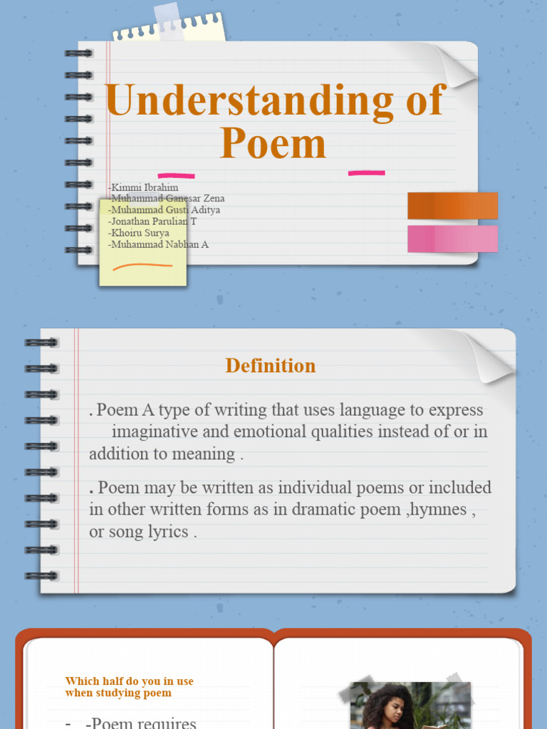 Understanding of Poem | PDF | Poetry