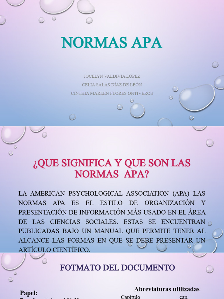 Normas APA-1 | PDF