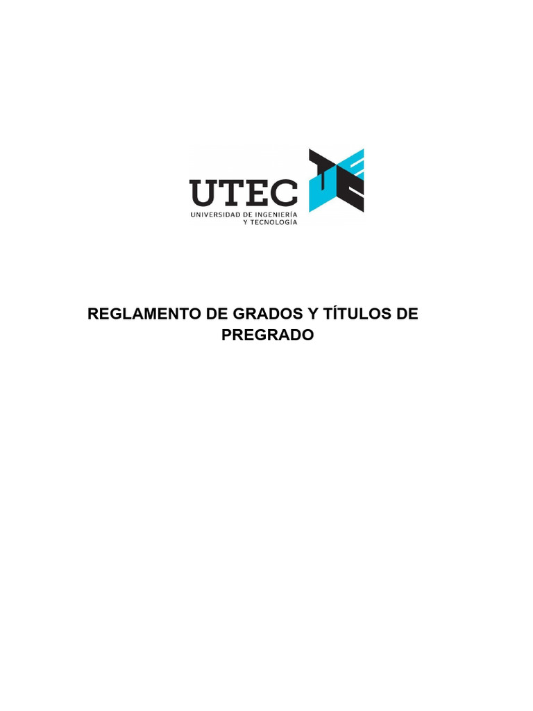Reglamento de Grados y Titulos 2023 | PDF | Titulo academico | Licenciatura