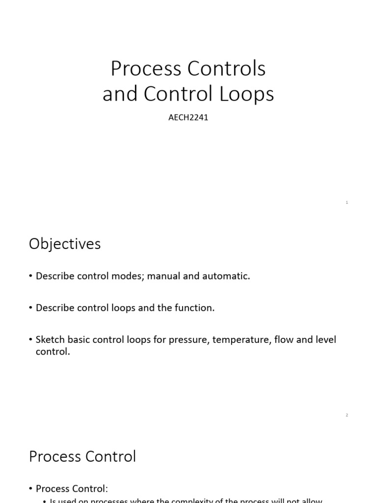 Process Control | PDF