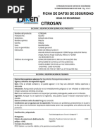 Ficha Técnica Citrosan | PDF | Química | Biología