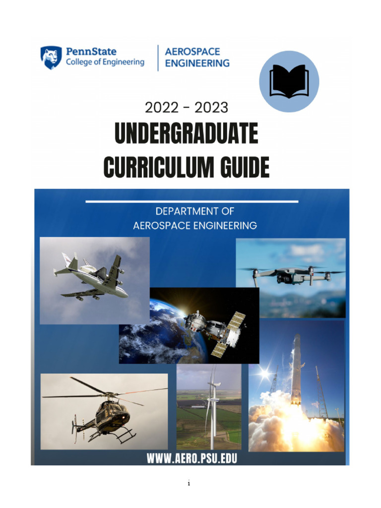 Penn State Aerospace Engineering Undergraduate Curriculum Guide | PDF ...