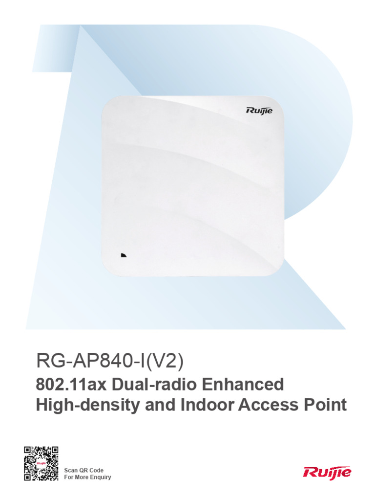 RUIJIE | PDF | Computer Network | Ieee 802.11