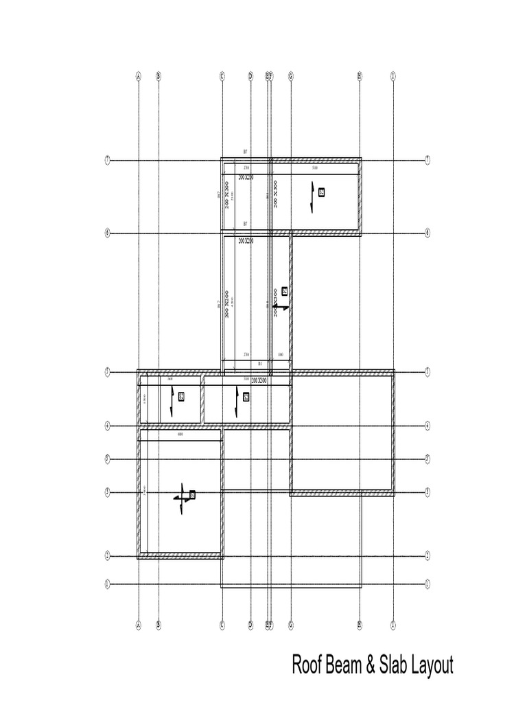 04-Roof Beam & Slab Layout | PDF