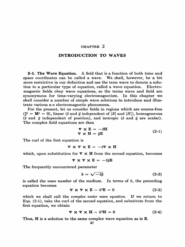 Introduction To Waves | Download Free PDF | Waves | Wave Equation