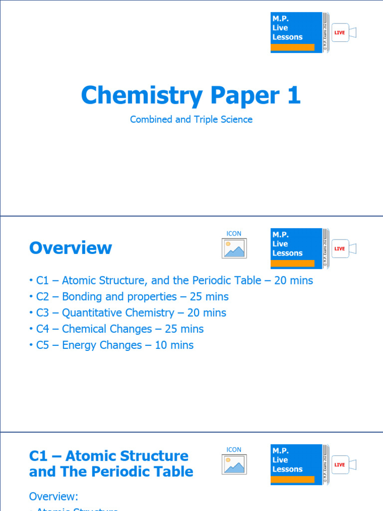 Chemistry Paper 1 | PDF | Ph | Salt (Chemistry)